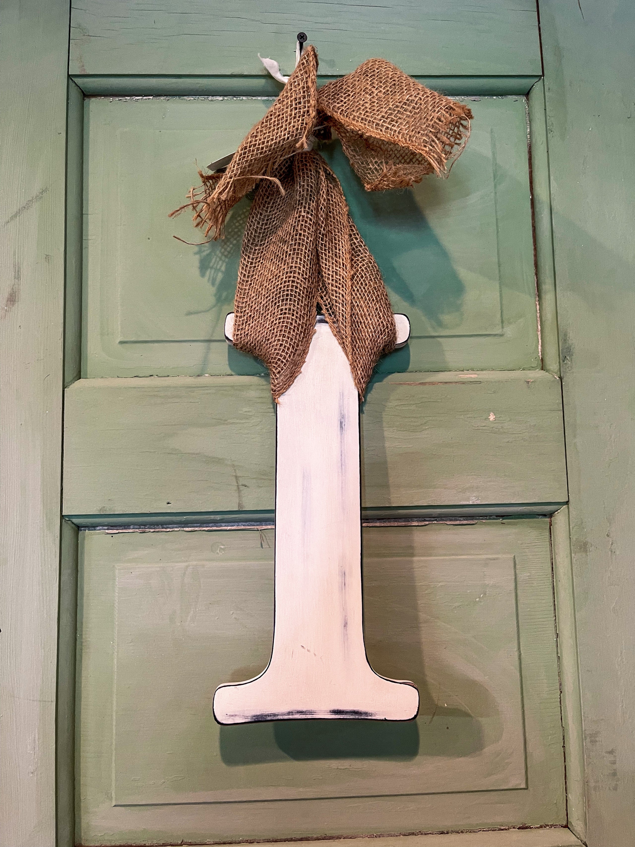 Wood Letter I | The Yellow House